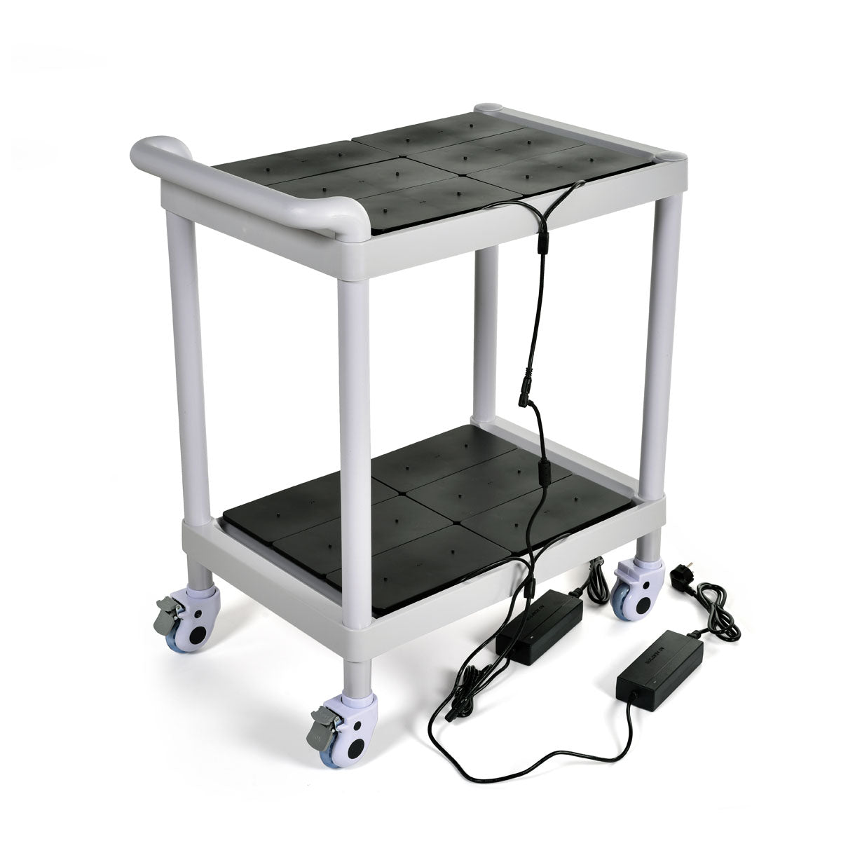 LED charging station, trolley for lamps - Practical storage solution