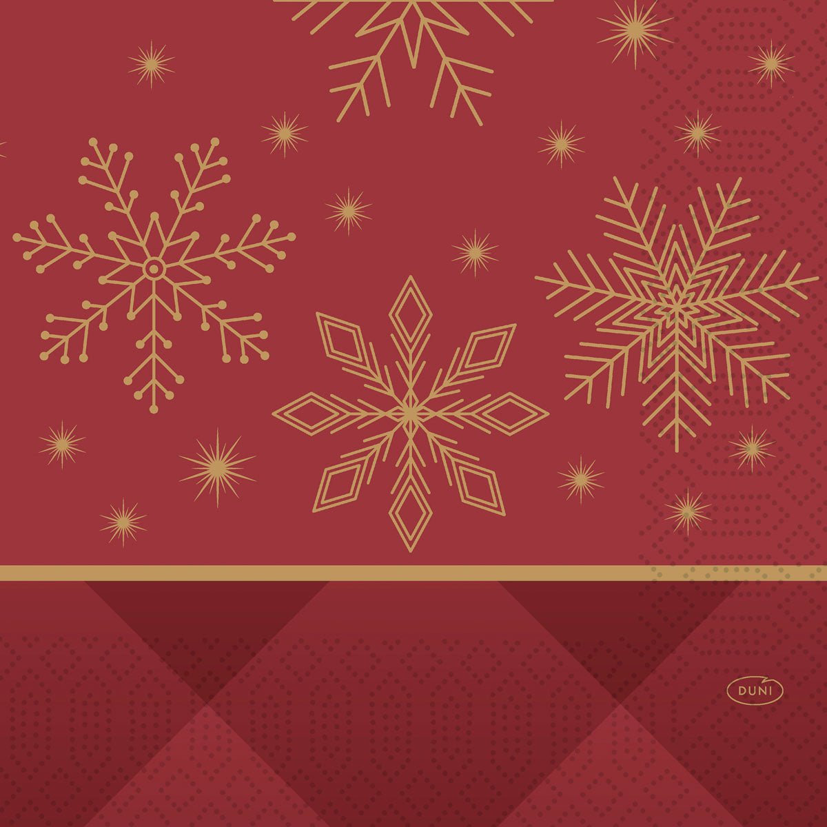 Napkin 33x33 3-layer 1/4 Rhombus Bordeaux | Pack (250 pieces) – Altruan