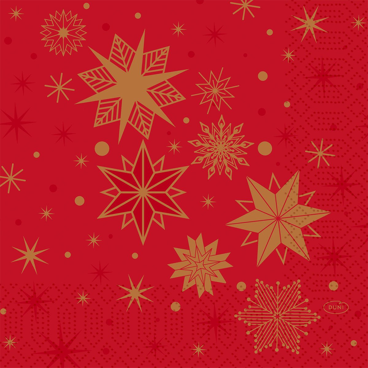 Napkin 33x33 3-layer 1/4 Stargazing Red | Pack (250 pieces) – Altruan