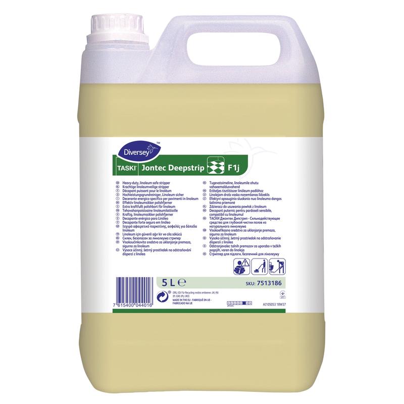 Taski Jontec Deepstrip, solvent -containing basic cleaner especially f ...