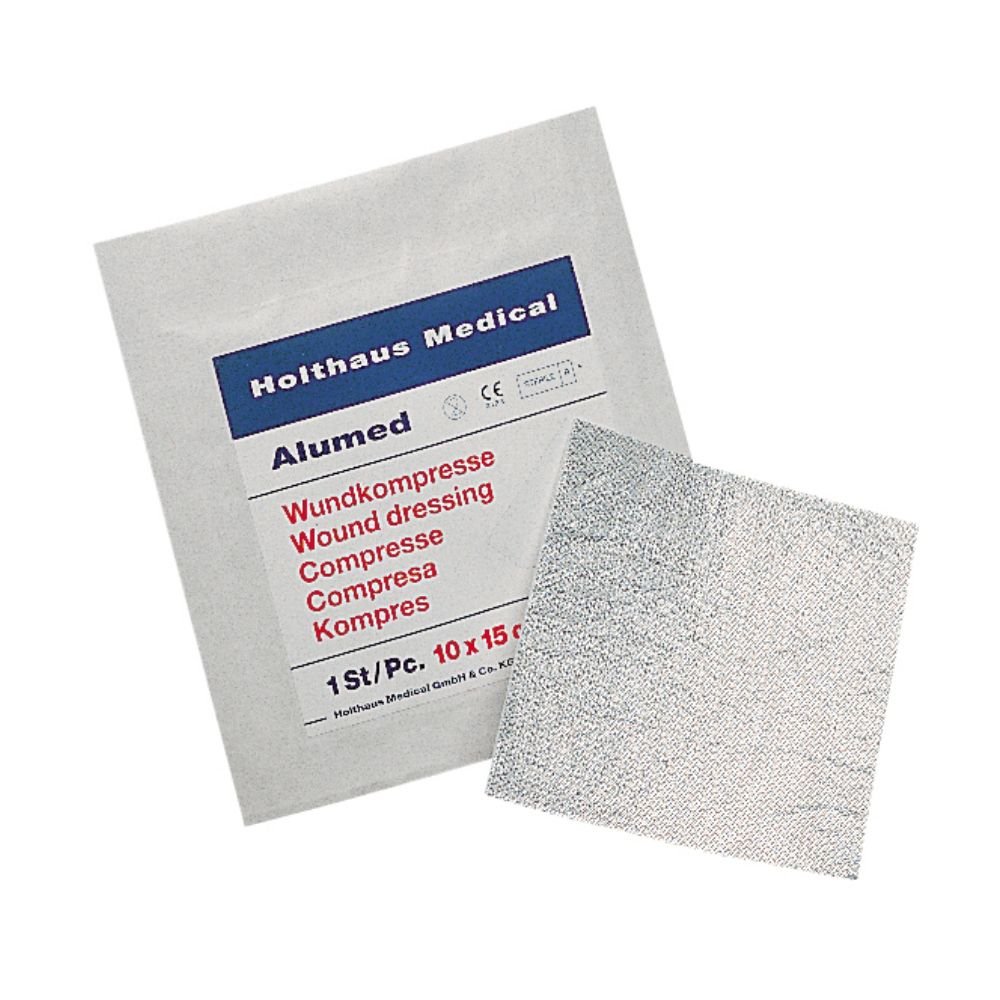 Holthaus Medical Alumed® wound compress, 10 x 10 cm, individually ...
